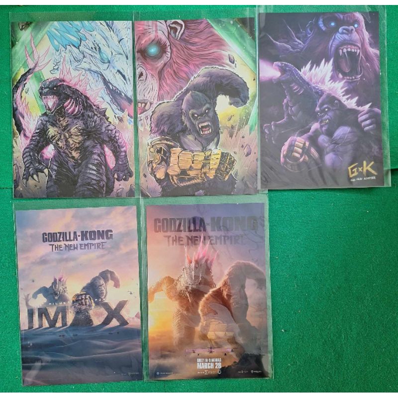 Poster IMAX Godzilla x Kong The New Empire Vs 2 Authentic From Major-SF ...