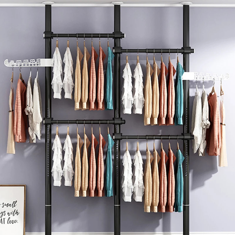 Clothes Drying RACK Condo Hanging Rod Standing Type Indoor Hanger No ...