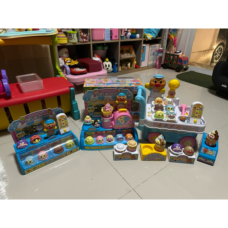 Used Anpanman Ice Cream Shop Complete Set | Shopee Singapore
