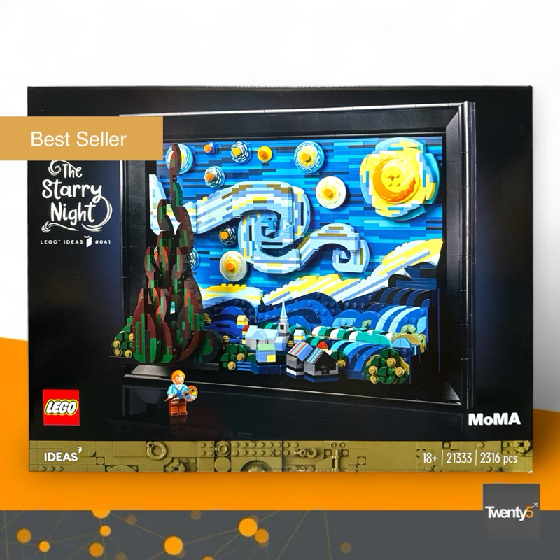 Lego ideas 21333 Vincent Van Gogh-The Starry Night | Shopee Singapore