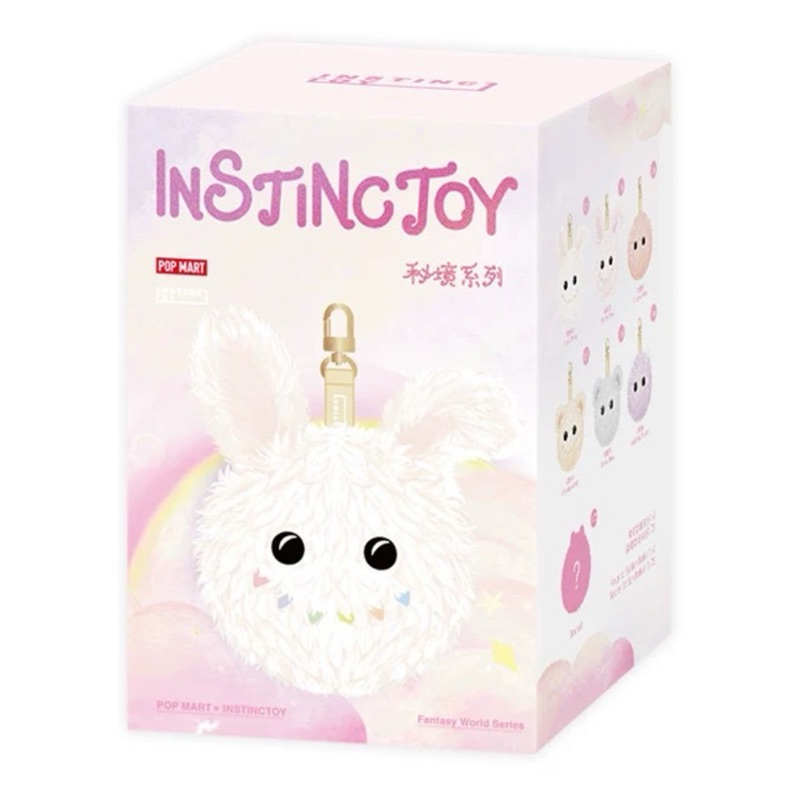 Pop Mart Instinctoy Fluffy Wool Monster Secret Plush Blind Box Pendant ...