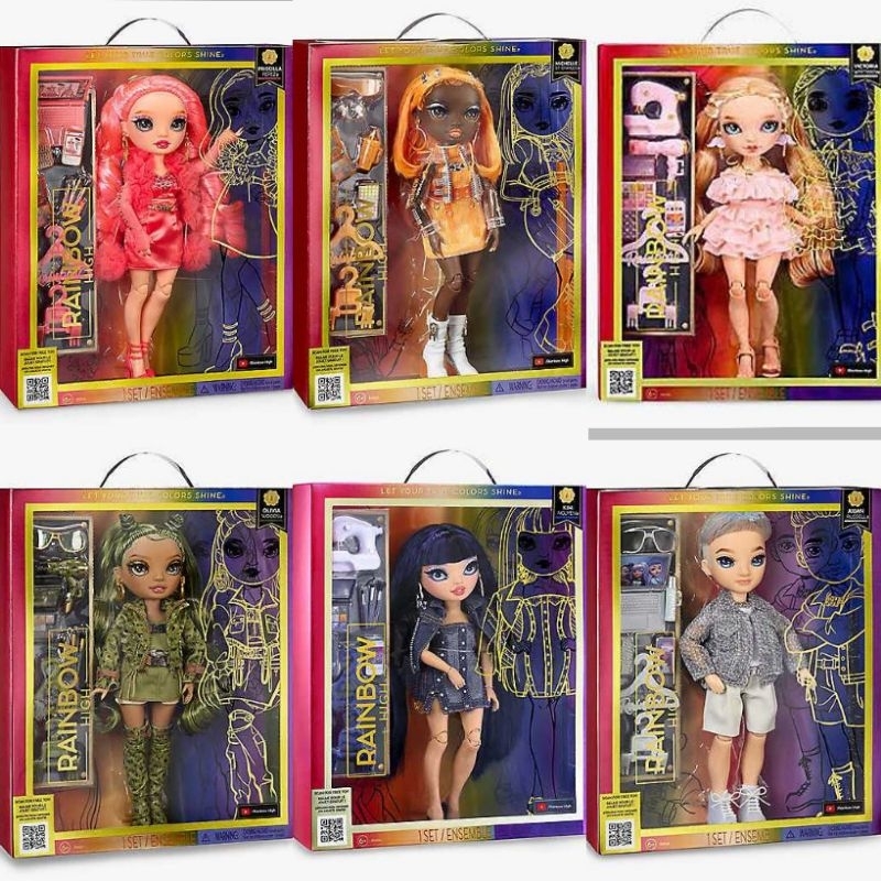 RAINBOW HIGH Series 5 Priscilla Michelle St. Charles Victoria Whitman ...