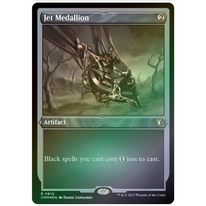 Commander Masters Variants Foil: Jet Medallion (Foil Etched) | Shopee ...