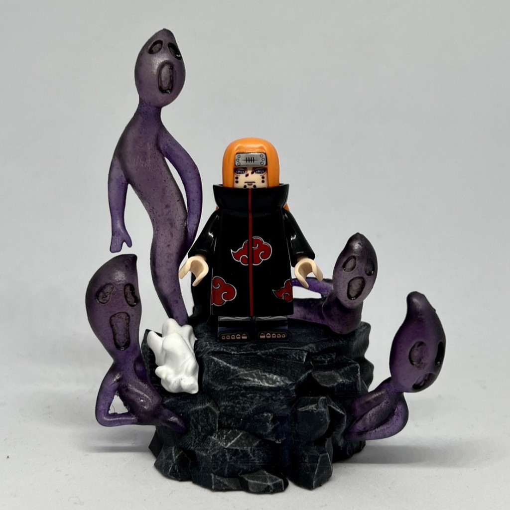 Naruto Lego Pen 6 Ways Human Trajectory Akatsuki Base Six Paths of Pain ...