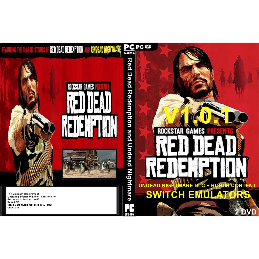 Game PC Red Dead Redemption and Undead Nightmare Disc (2DVD) | Shopee ...