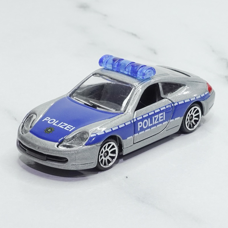 Majorette Porsche 996 Model Car Bronze Gray Police Pattern Polizei ...