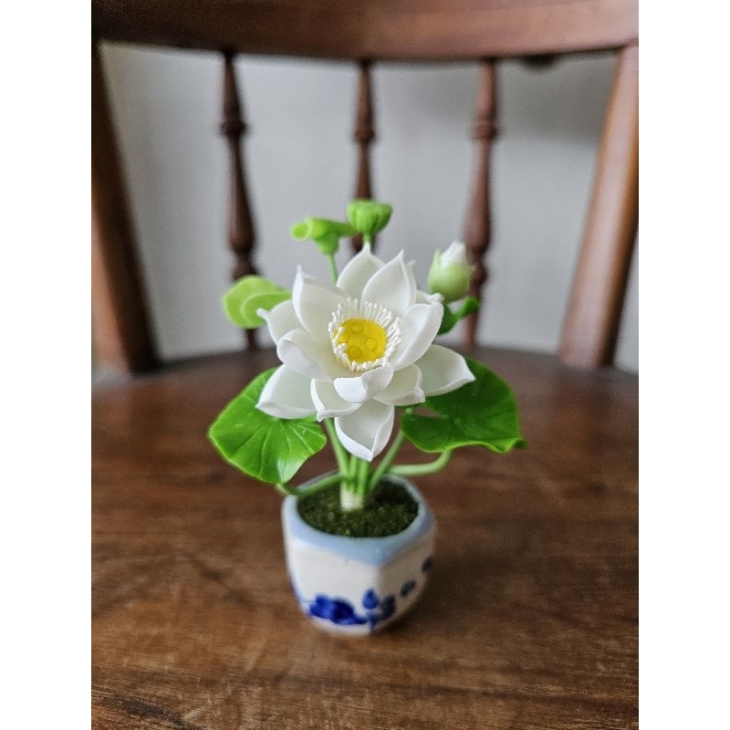 Each Vase Lotus Clay Mini | Shopee Singapore