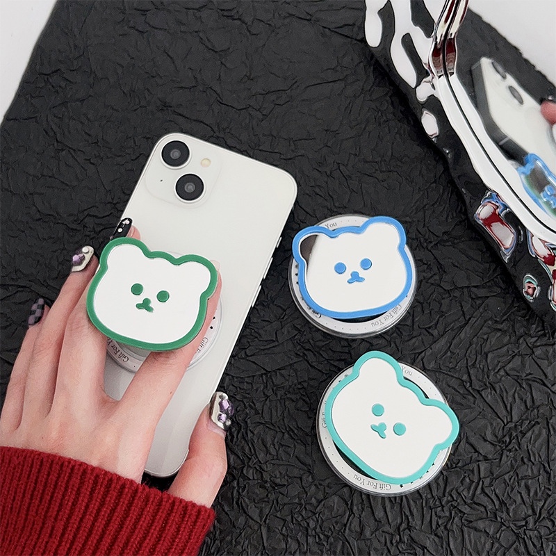 Griptok Magnetic Bear Face Used With Magsafe Case Glass | Shopee Singapore