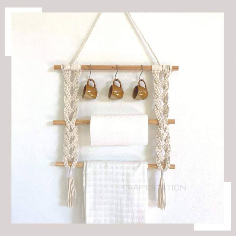 Hanging Shelf Tissue Hanger Minimalist Style Home Decoration ...