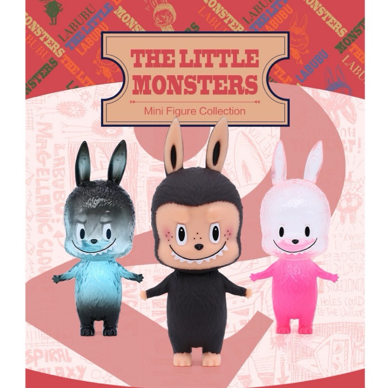 Authentic License POP MART HOW2WORK Labubu THE LITTLE MONSTERS MINI ...