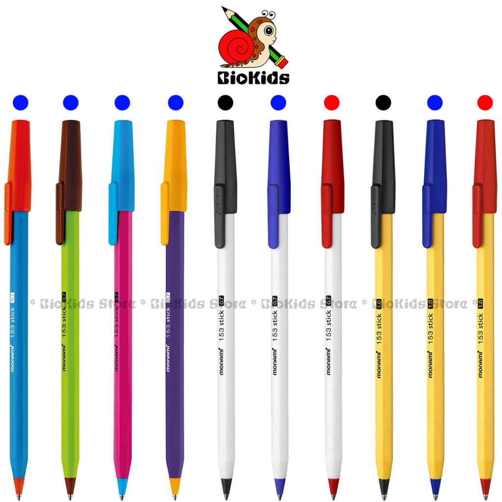 Monami 153 Stick I Ballpoint Pen 153 Model | Shopee Singapore