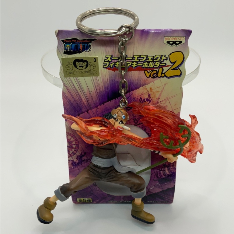 Keychain One piece Model Banpresto Super effect vol.2 usopp | Shopee ...