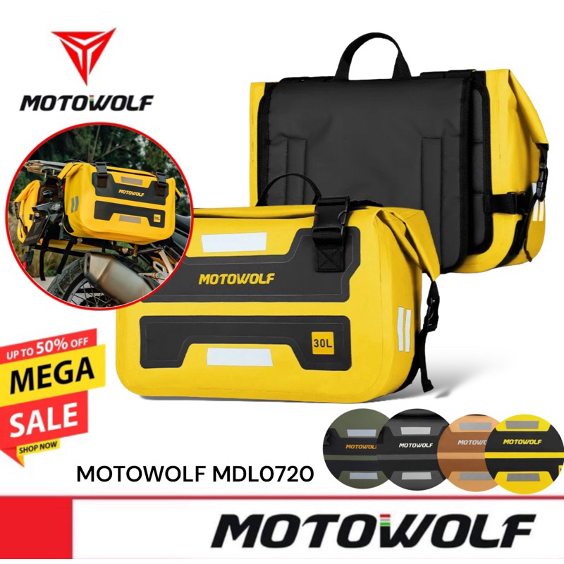 MOTOWOLF MDL 0720 Motorcycle Waterproof Side bags For Motorbike ...
