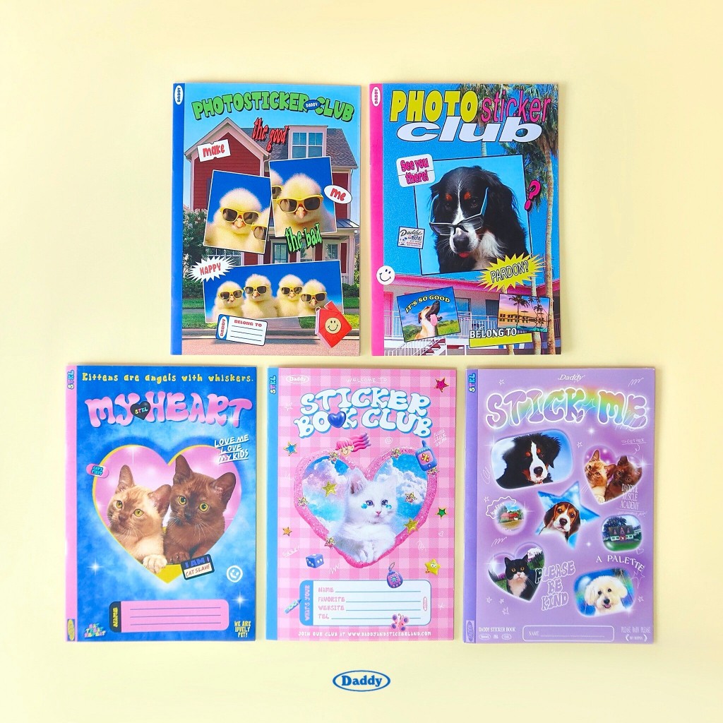 DADDY | Sticker Book Collection Size A5 | Shopee Singapore