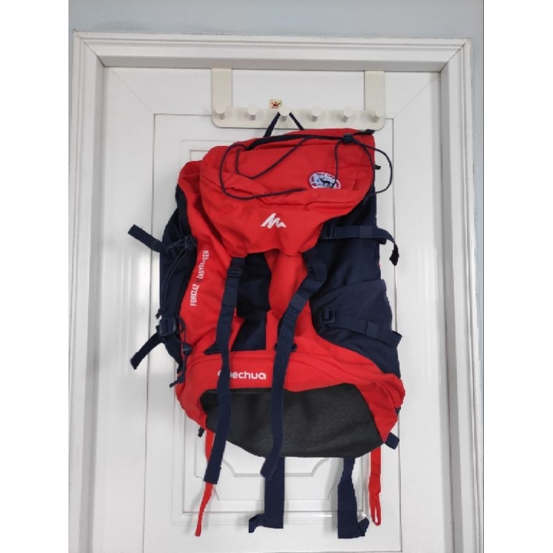 quechua Back Pack backpack Quechhua Red 50l Very New | Shopee Singapore