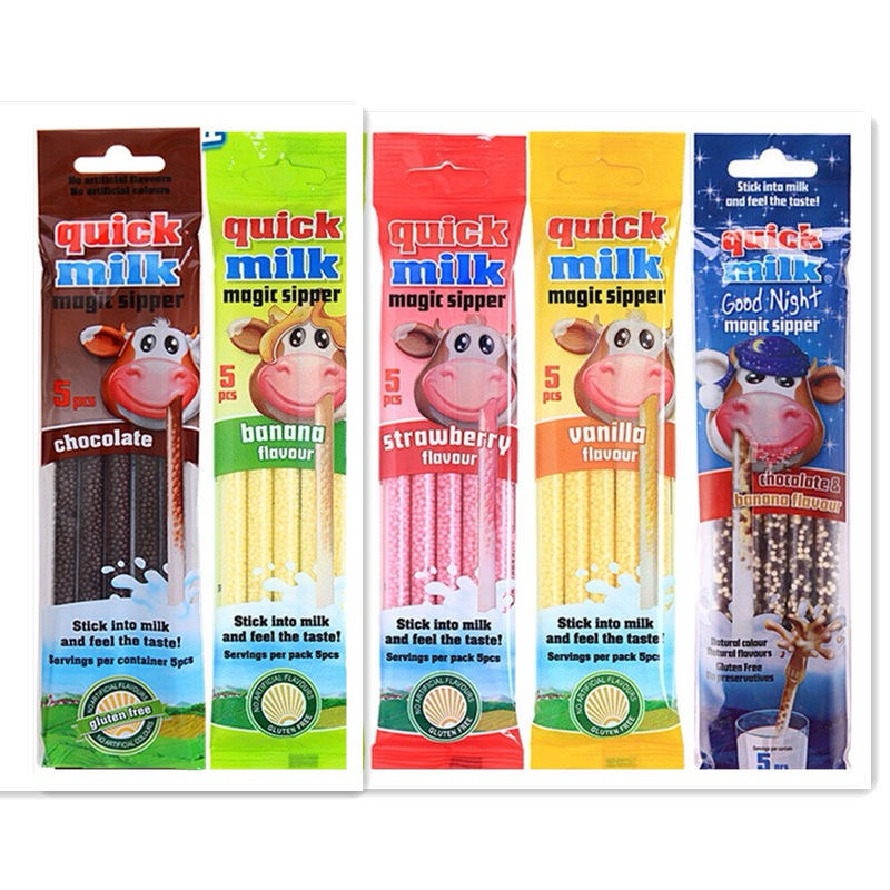 !!️ Children Like Milk Flavour Changing Straws Strawberry Chocolate ...