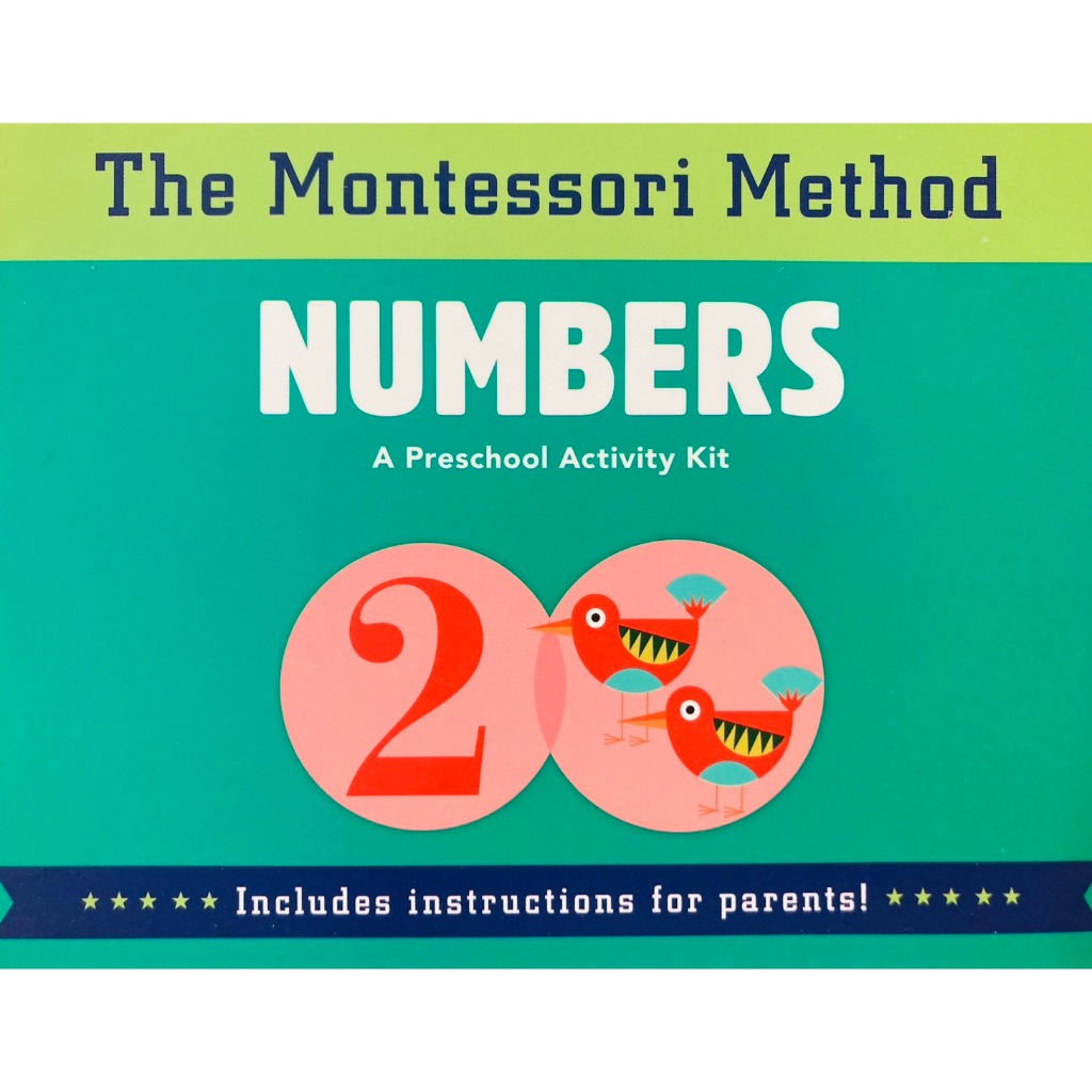 The Montessori Method Flash Card Set (Preschool Activity Kit): Numbers ...