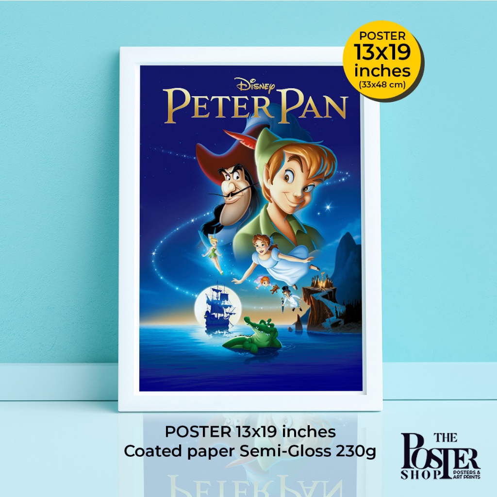 Peter Pan Poster Size 33X48 cm (No Photo Frame) | Shopee Singapore
