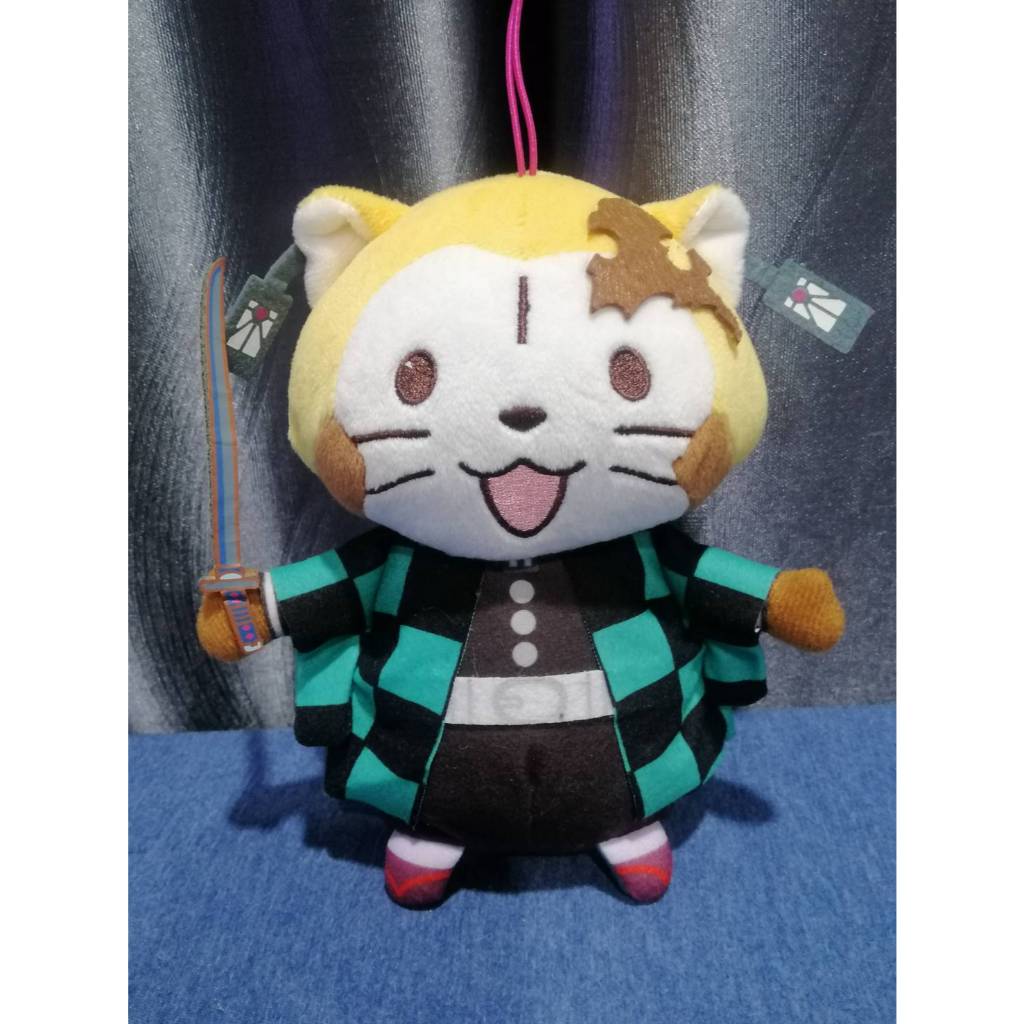 Raccoon Anime Figurine Keychain Demon Slayer x Rascal-Tanjiro Ver. 7 ...