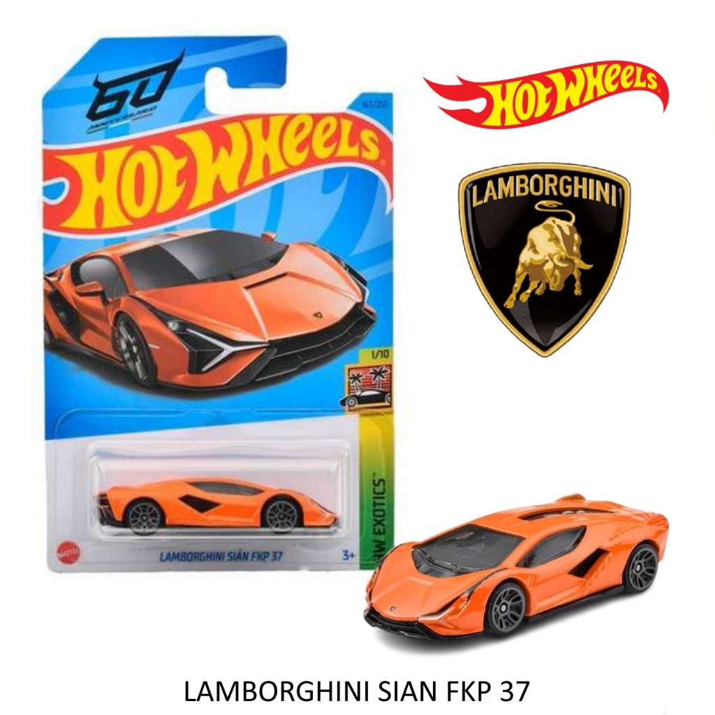 LAMBORGHINI Model Car Ini SLAN KFP 37 Original Copyright Hotwheels Scale 1/64 Diecast | Shopee ...
