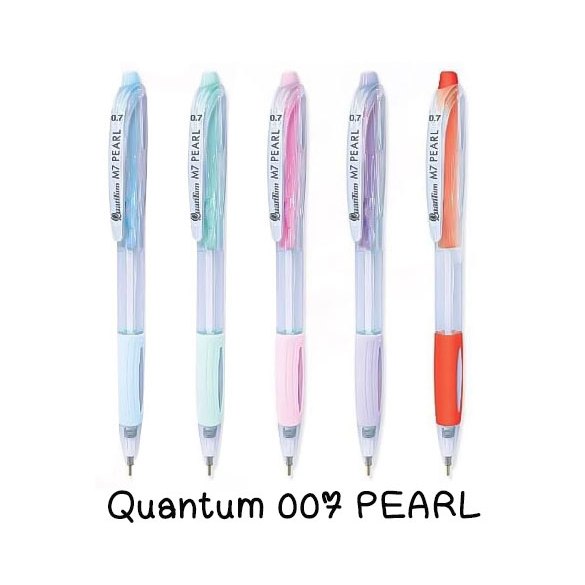 Quantum Ballpoint Pen Model 007 PEARL Pastel Color 0.7 mm | Shopee ...