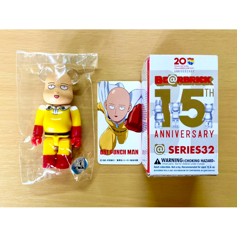 [Authentic Japan] bearbrick 1 Series 32 Figure: One Punch Man (Saitama ...