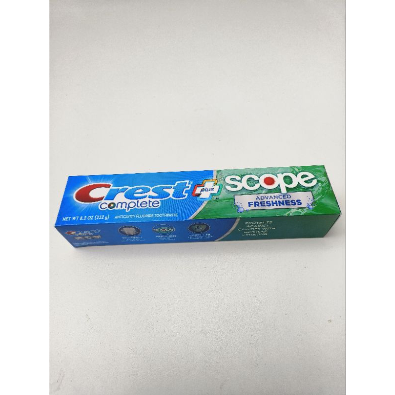 crest Toothpaste 232g complete+ Scope Advance Freshness | Shopee Singapore