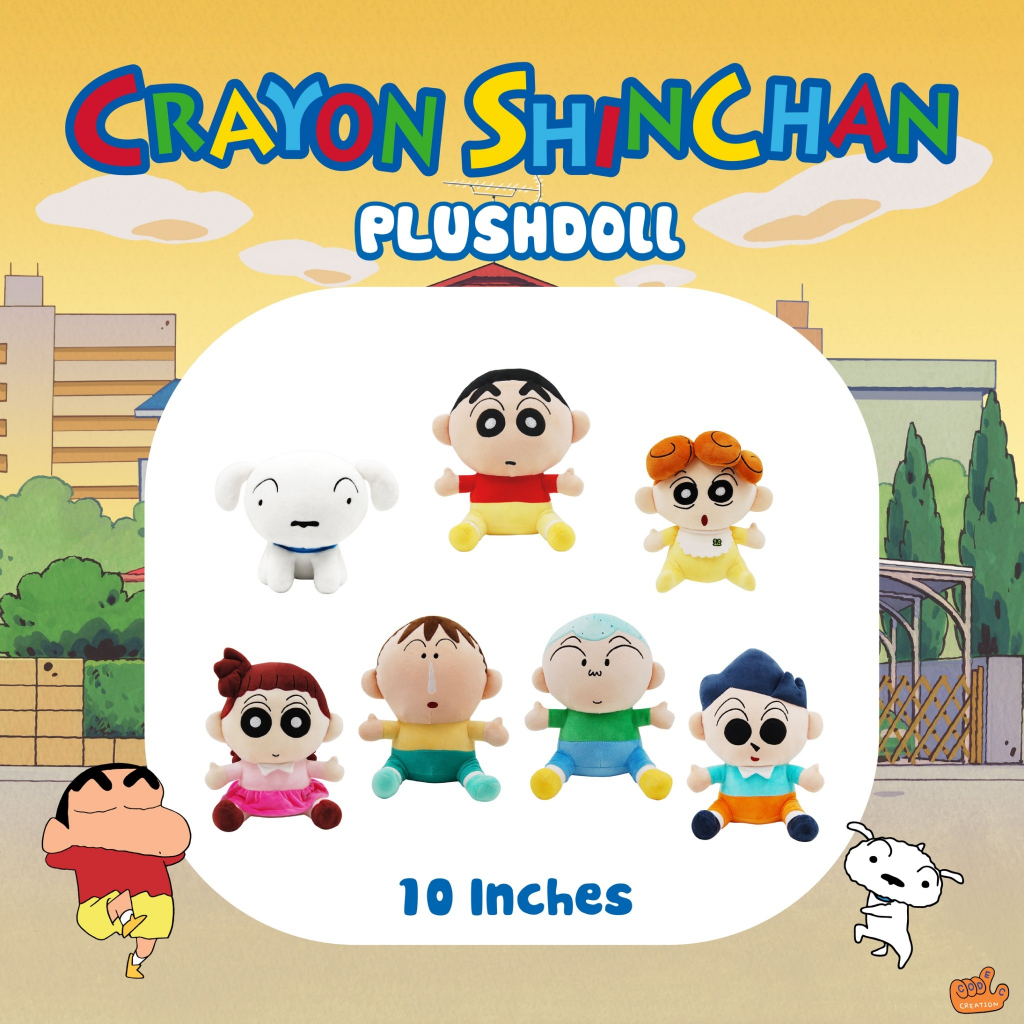 Plush Doll 10 inch (Crayon Shin Chan) | Shopee Singapore