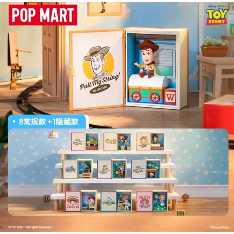 POPMART Toy Story Andy's Room Series Blind Box Figure Checkcard/Check ...