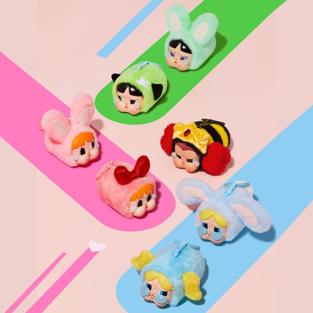 Dip Model: CRYBABY× Powerpuff Girls Series-Vinyl Face Plush Blind Box ...