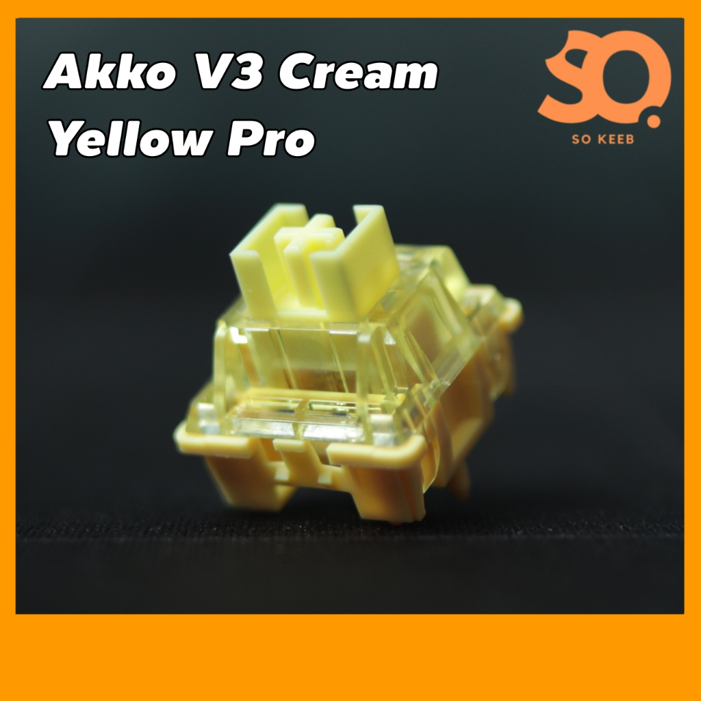 Akko V3 Cream Yellow Pro Switch (Linear) 10 Pcs For Mechanical keyboard ...