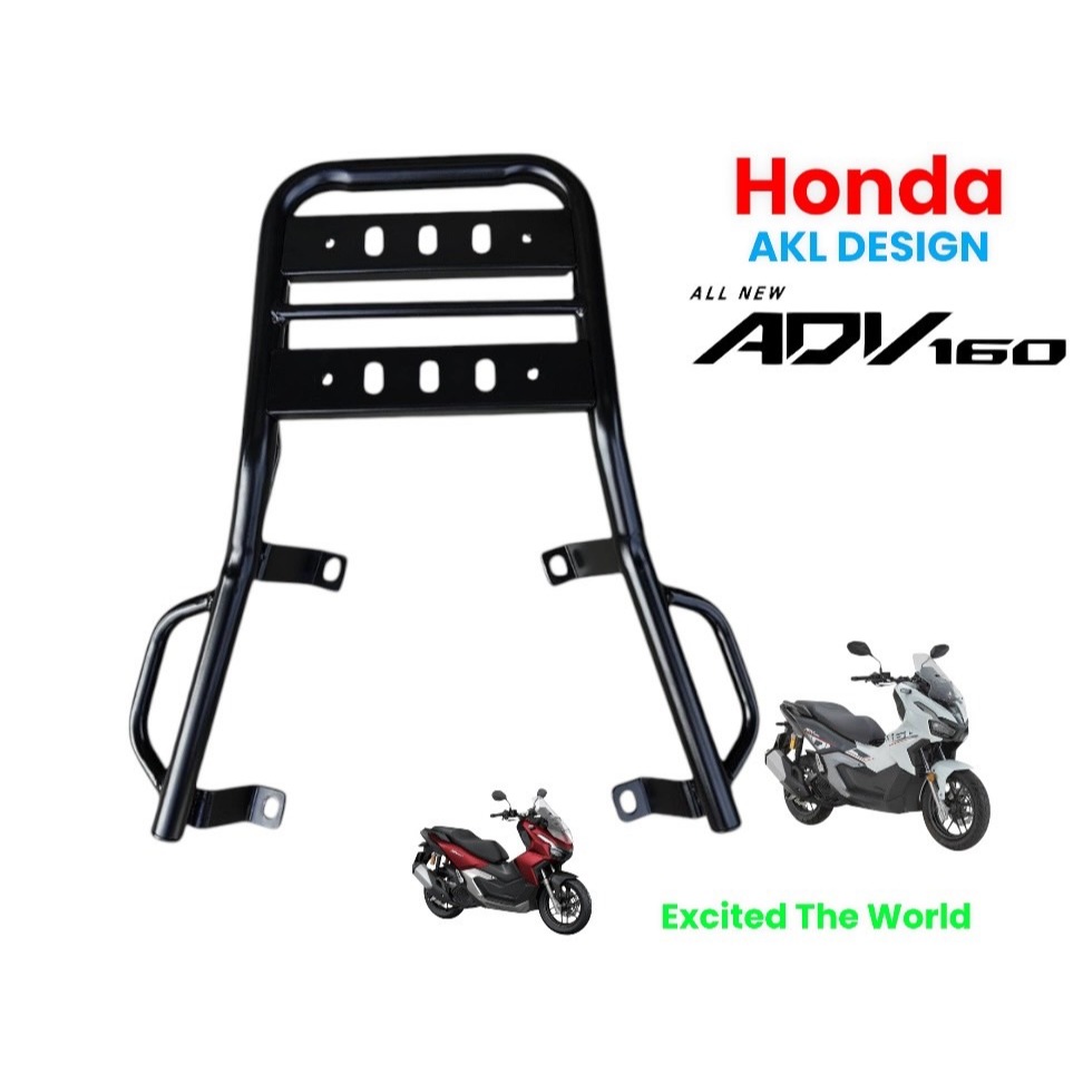 Rear Rack new Adv 160 2022-2024 AKL V.1 With TP Side Handle | Shopee ...