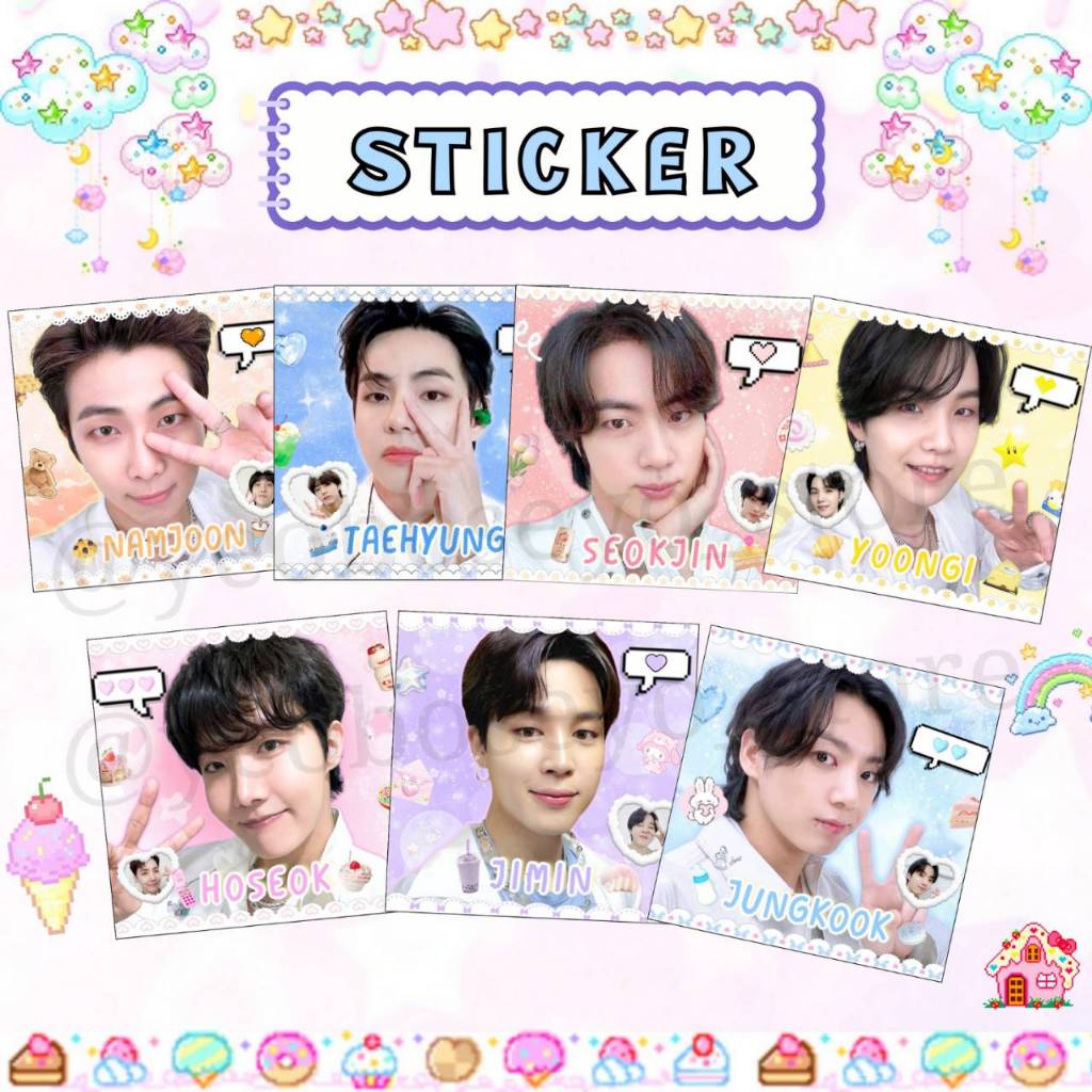 BTS sticker Parcel/ Decoration/ Free Gift (sticker) | Shopee Singapore