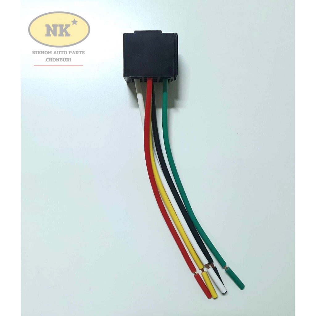 5 Pin Relay Plug With Wire (Length 13cm) | Shopee Singapore