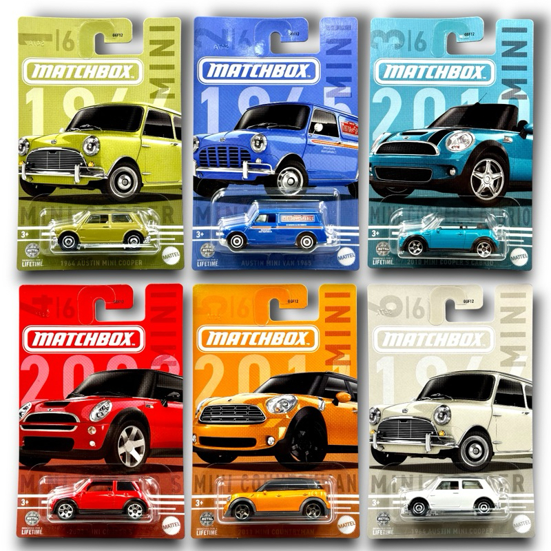 Matchbox | Set Austin Mini Cooper 1:64 Scale | Shopee Singapore