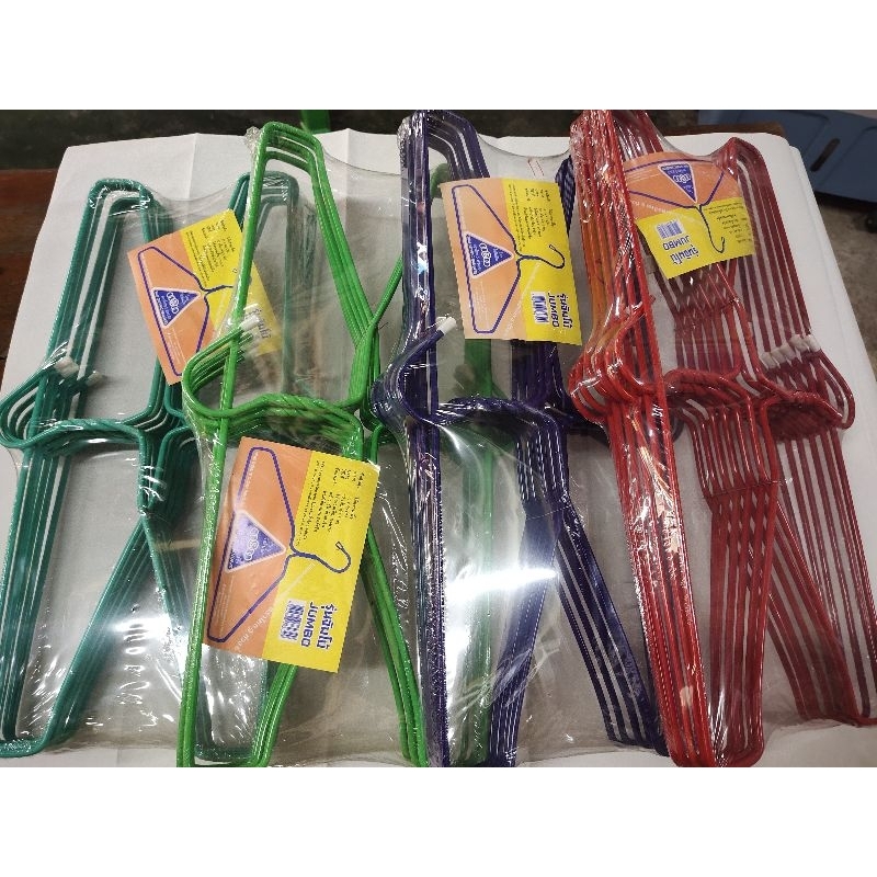 Clothes Hanger Jumbo Model Thai Brand 5 Rings (1 Pack Contains 12 ...