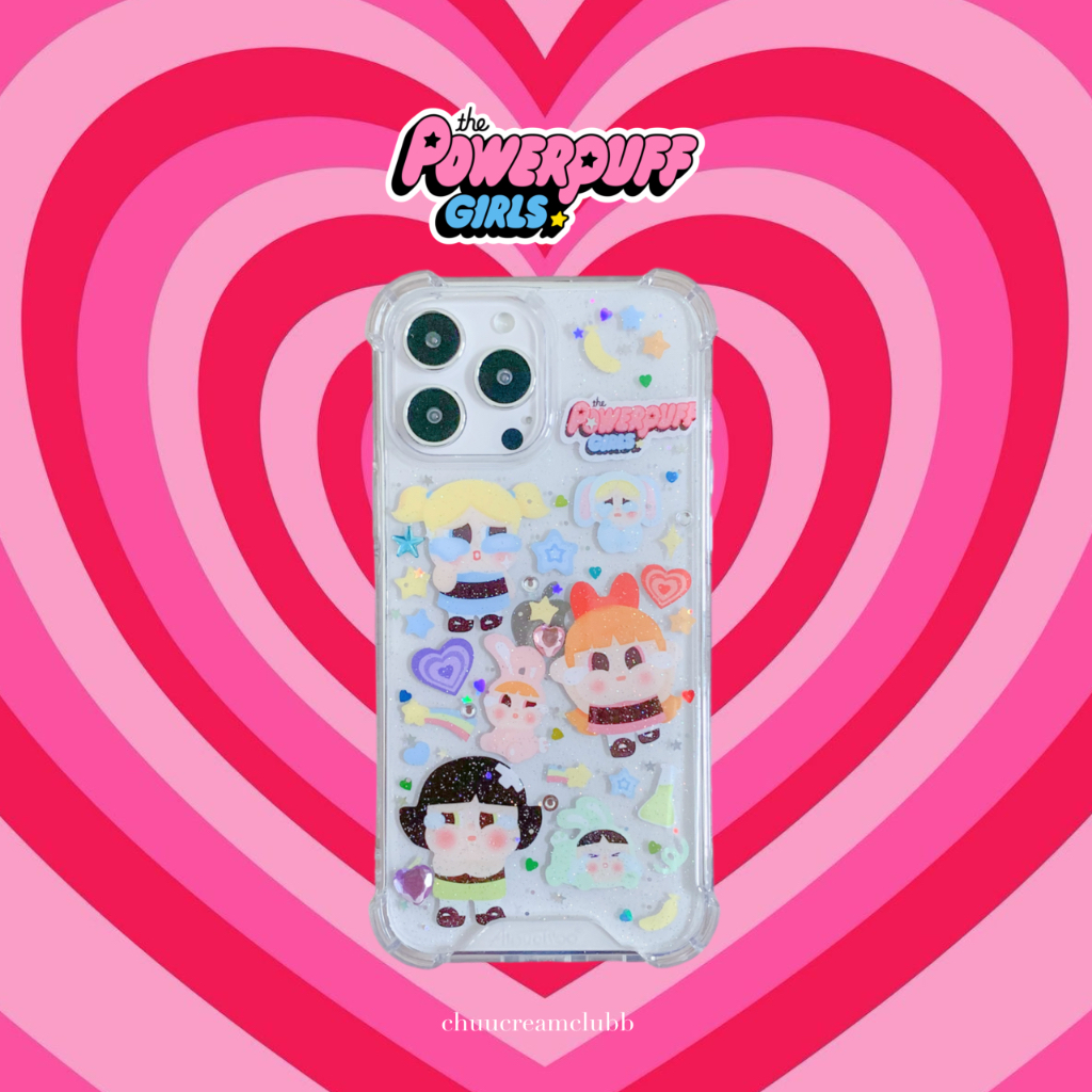 CRYBABY Powerpuff POPMART x Girls Series case Girl Random Box Keychain ...