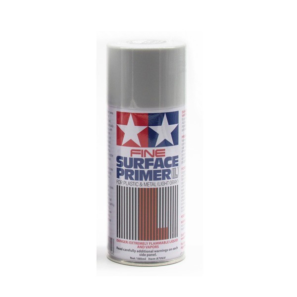 Tamiya Fine Surface Primer (L) (Gray) (TA 87064) | Shopee Singapore