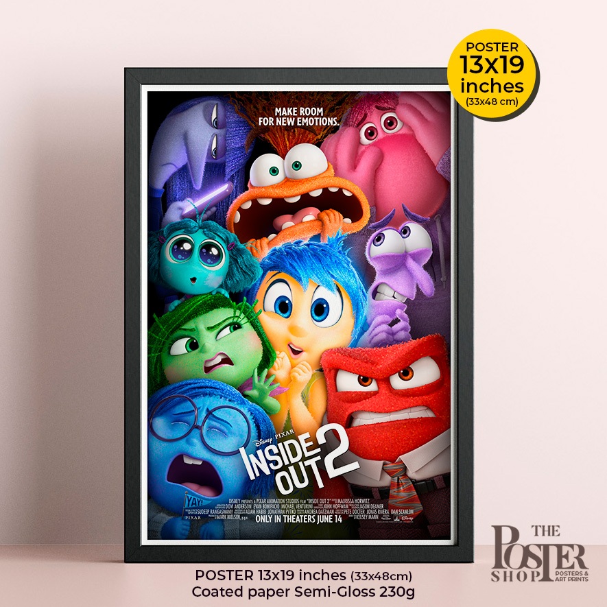 Inside Out 2 Posters Animation Movie Poster Miraculous Mood 2 Pictures ...