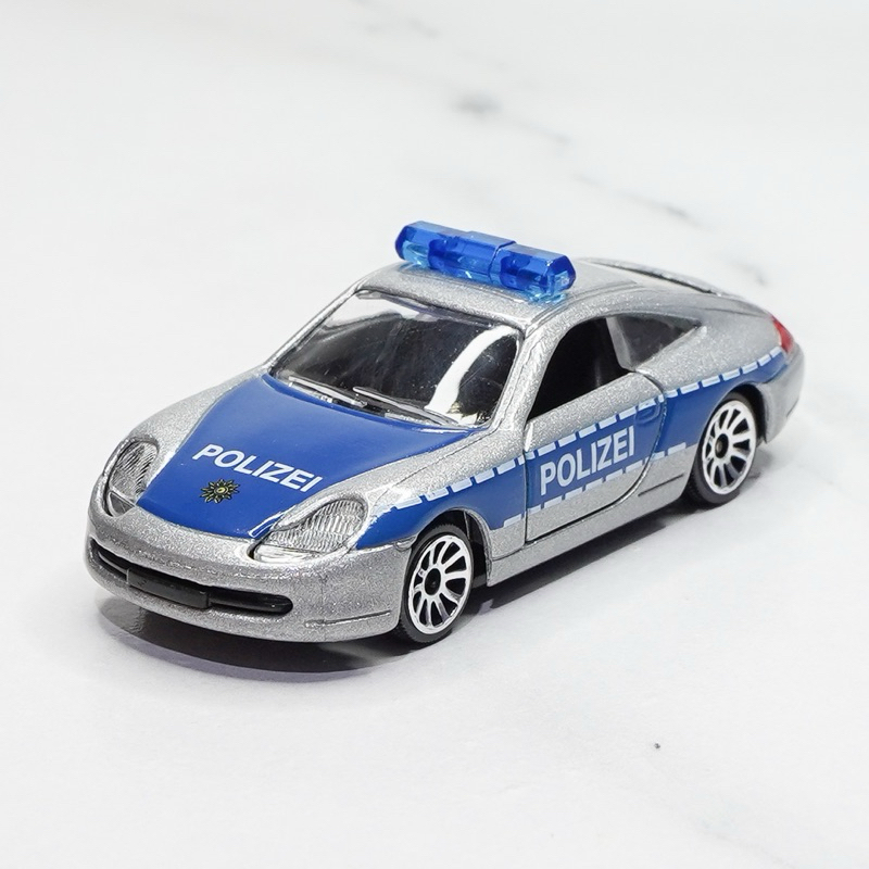 Majorette Porsche 996 Model Car Bronze Gray Police Pattern Polizei ...