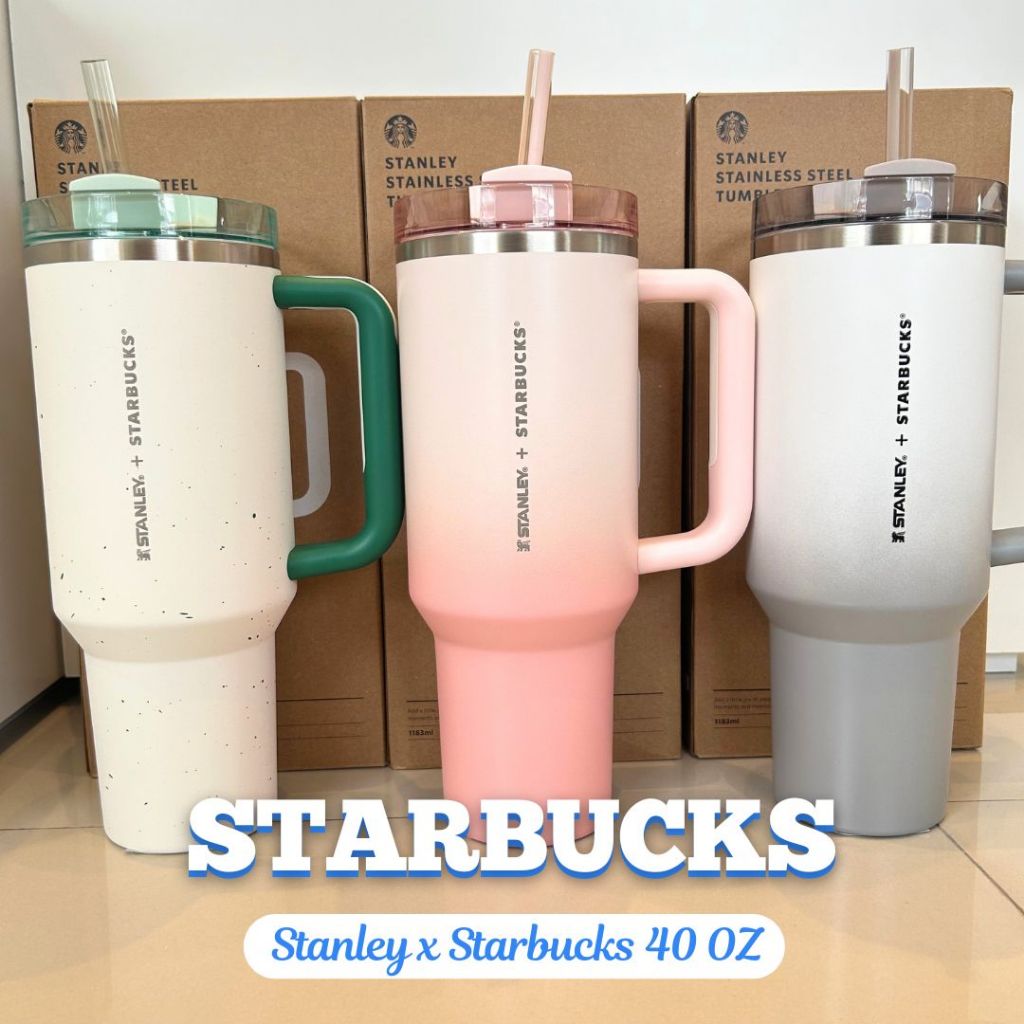 STARBUCKS KOREA 2024 SS Stanley Quencher Tumbler 1183ml (40oz) Limited ...