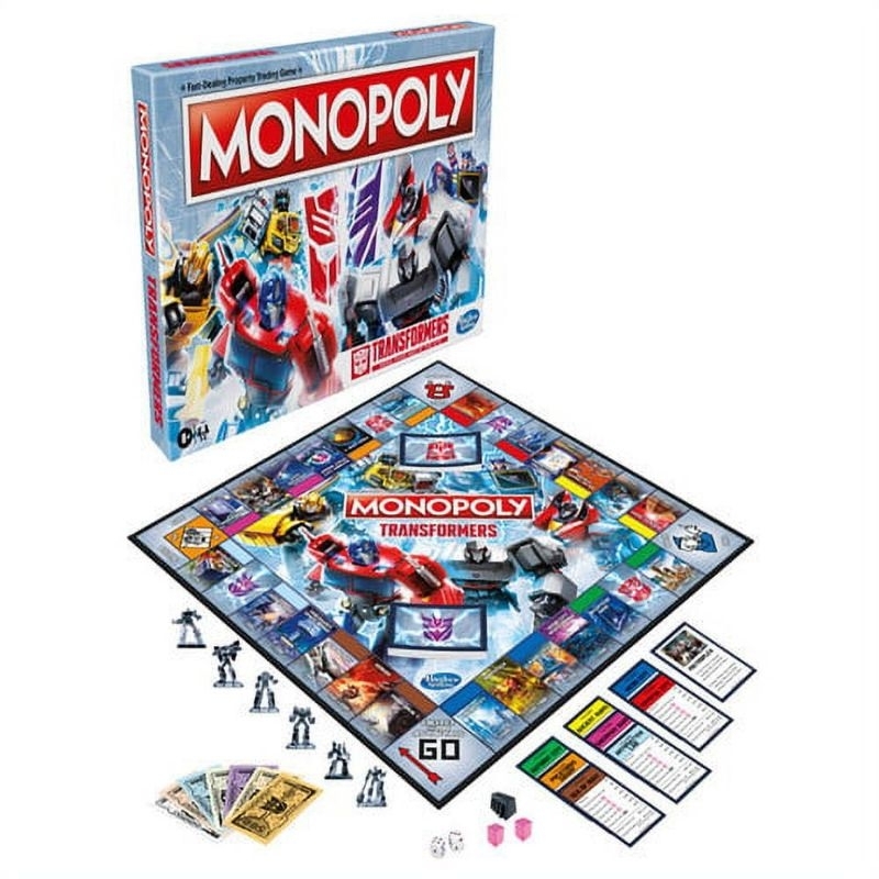 Board Game Brand Hasbro Monopoly Transformers Edition Transformers ...