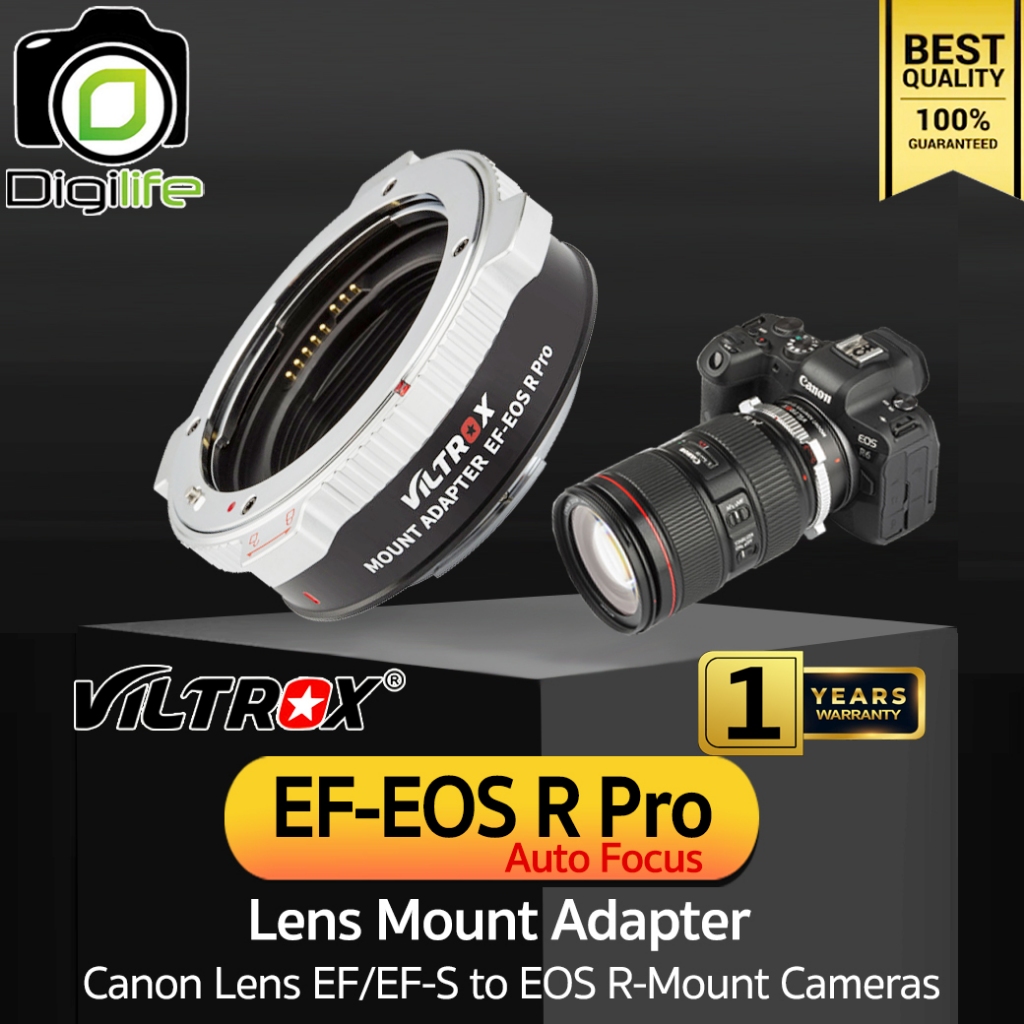 Viltrox Adapter EF-EOS R Pro (New Upgrade) Auto Focus Convert Canon EF ...