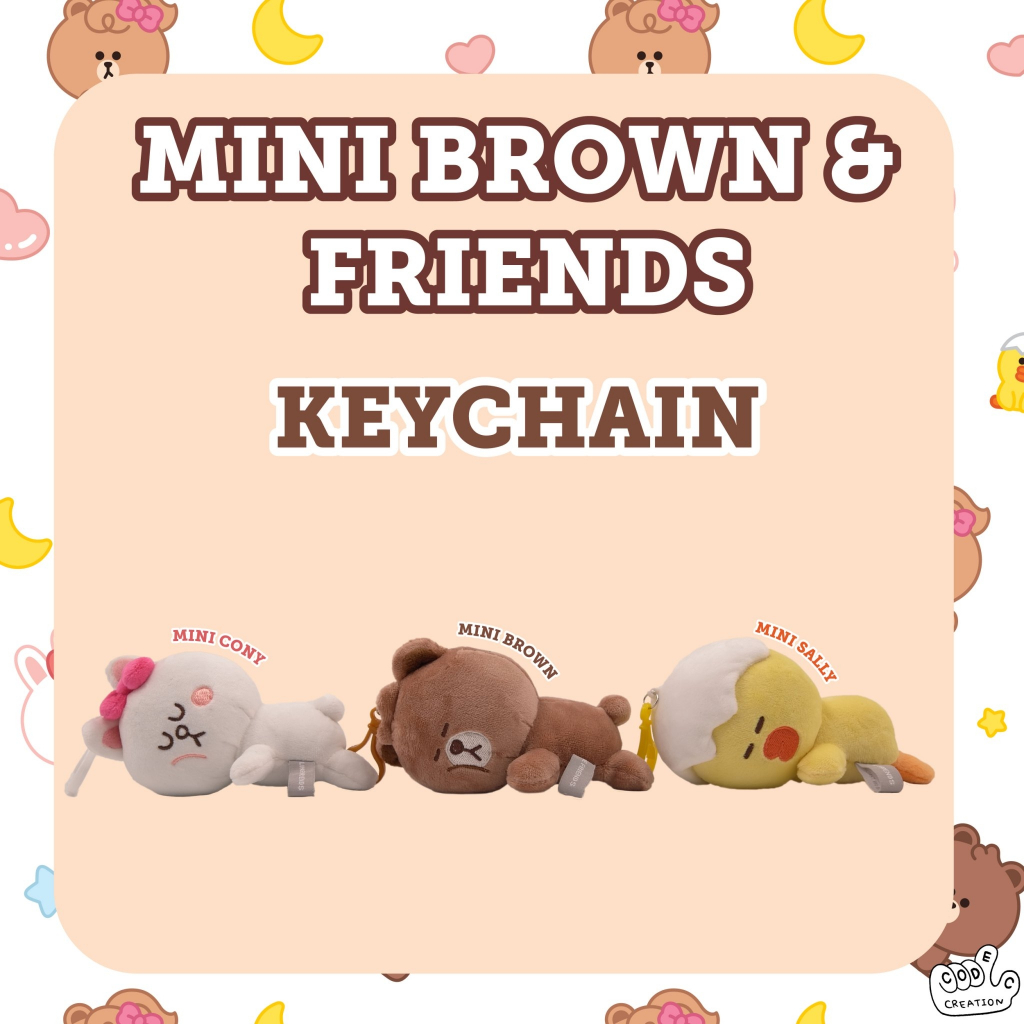 KEYCHIAN LYING BABY (LINE FRIENDS) Sleeping Keychain | Shopee Singapore