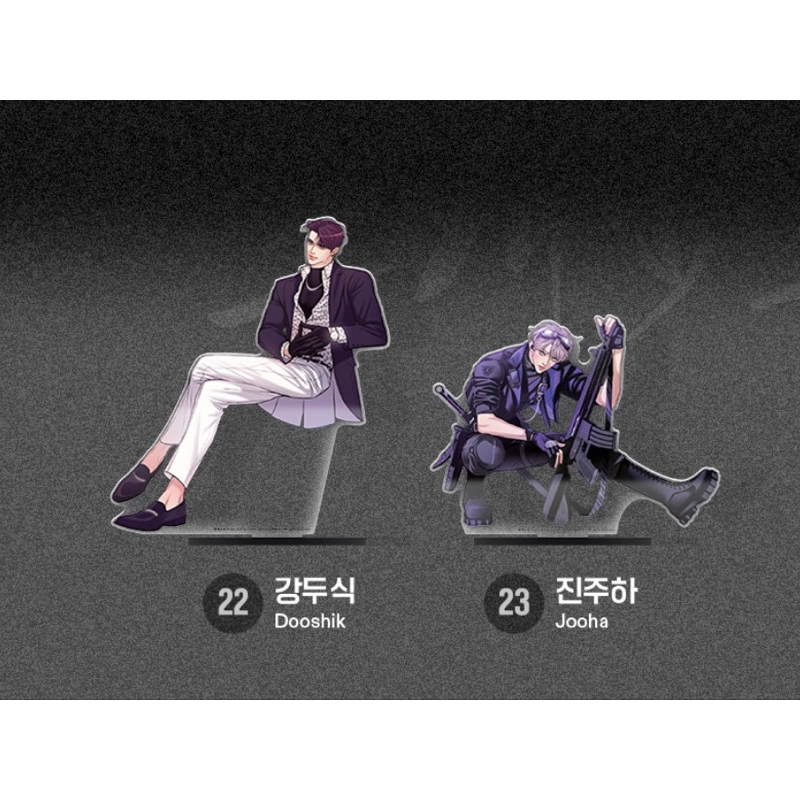 Pearl boy Acrylic standee (lezhin black rabbit) | Shopee Singapore