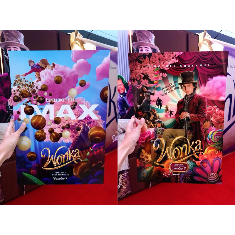 Wonka Poster 13x19 Inch IMAX System From Major Cineplex | Shopee Singapore