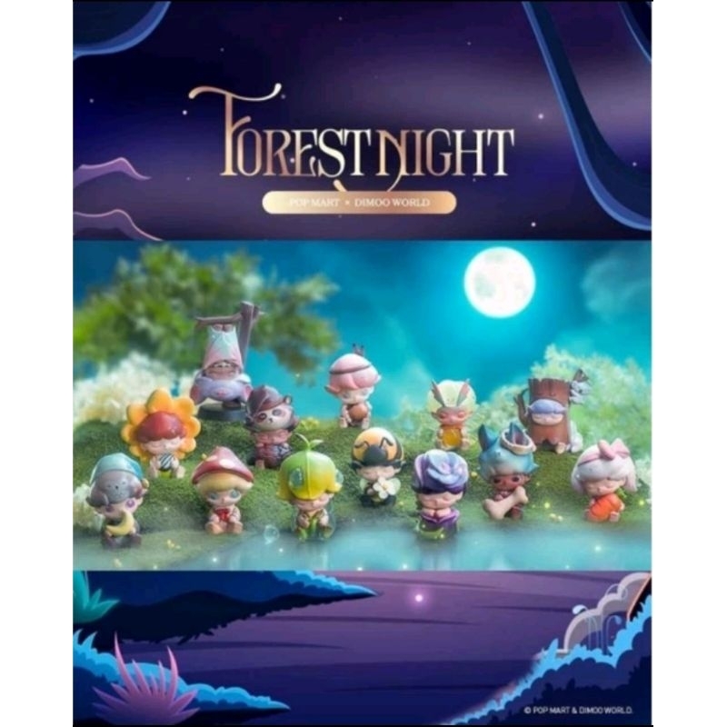 POPMART-Dimoo-Forest Night (Art Toy/Designer Toy/Blind Box) | Shopee ...