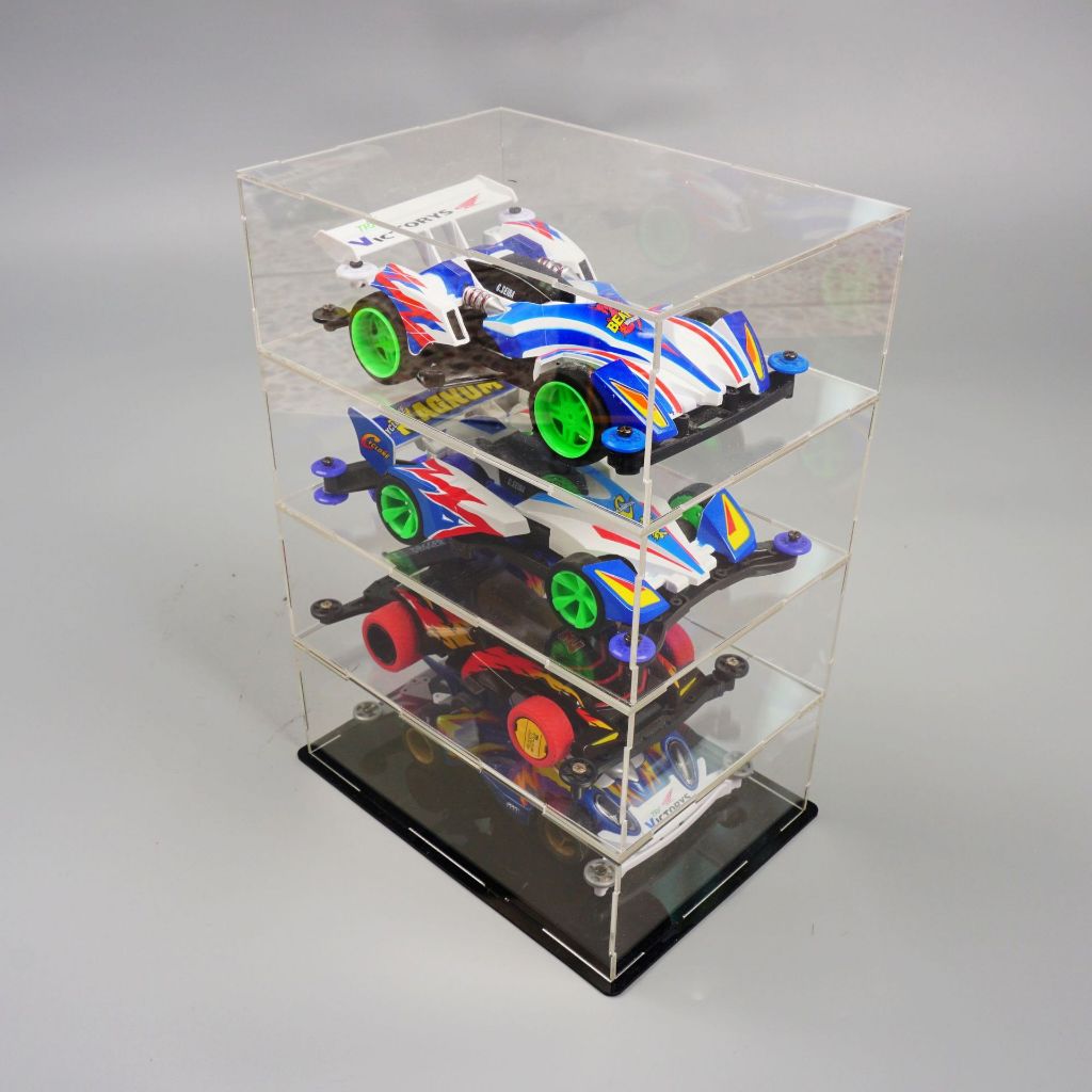 Car Box Acrylic Display Tamiya MINI4WD Model Storage | Shopee Singapore