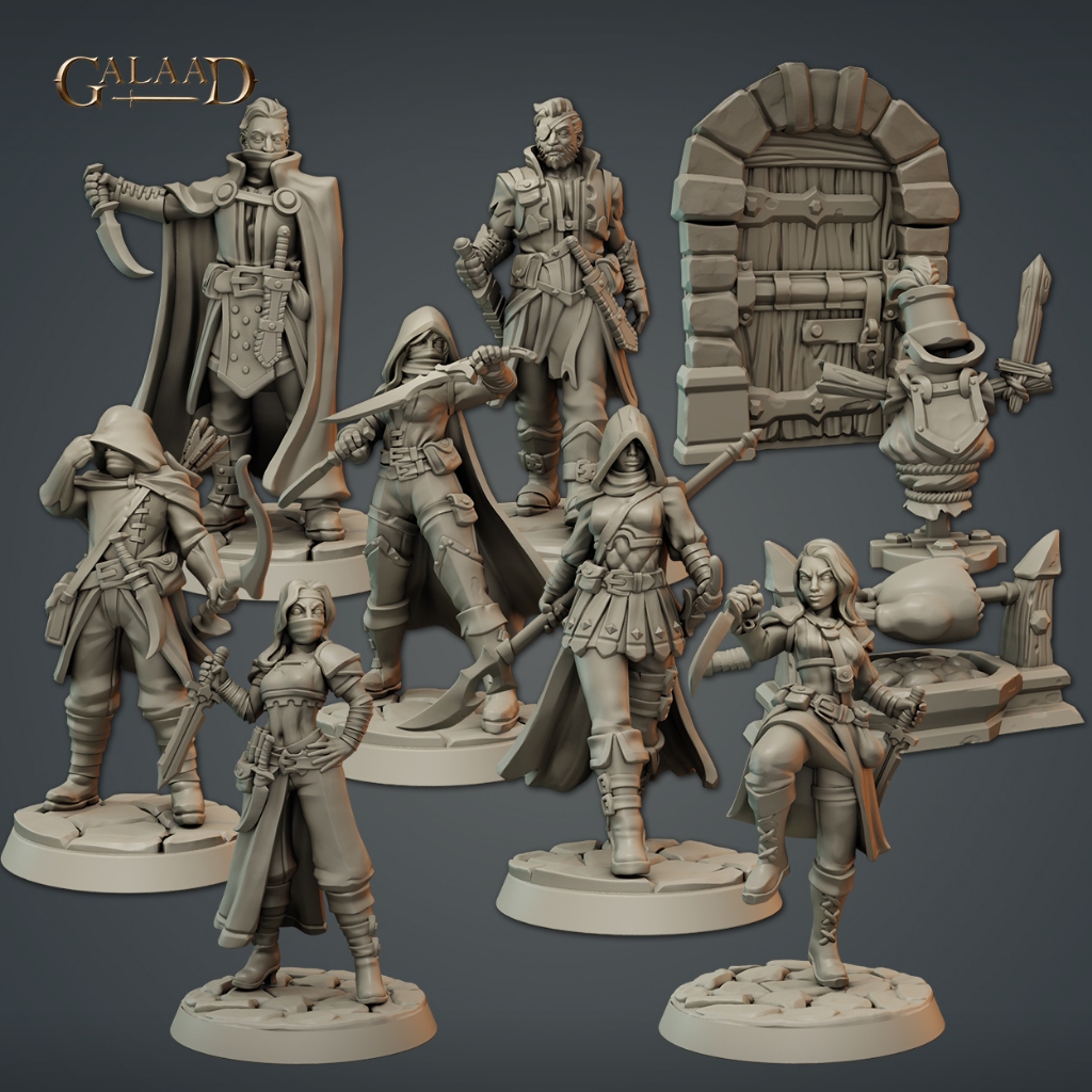 Thieves guild-Model For DnD Miniature and other RPG's. | Shopee Singapore