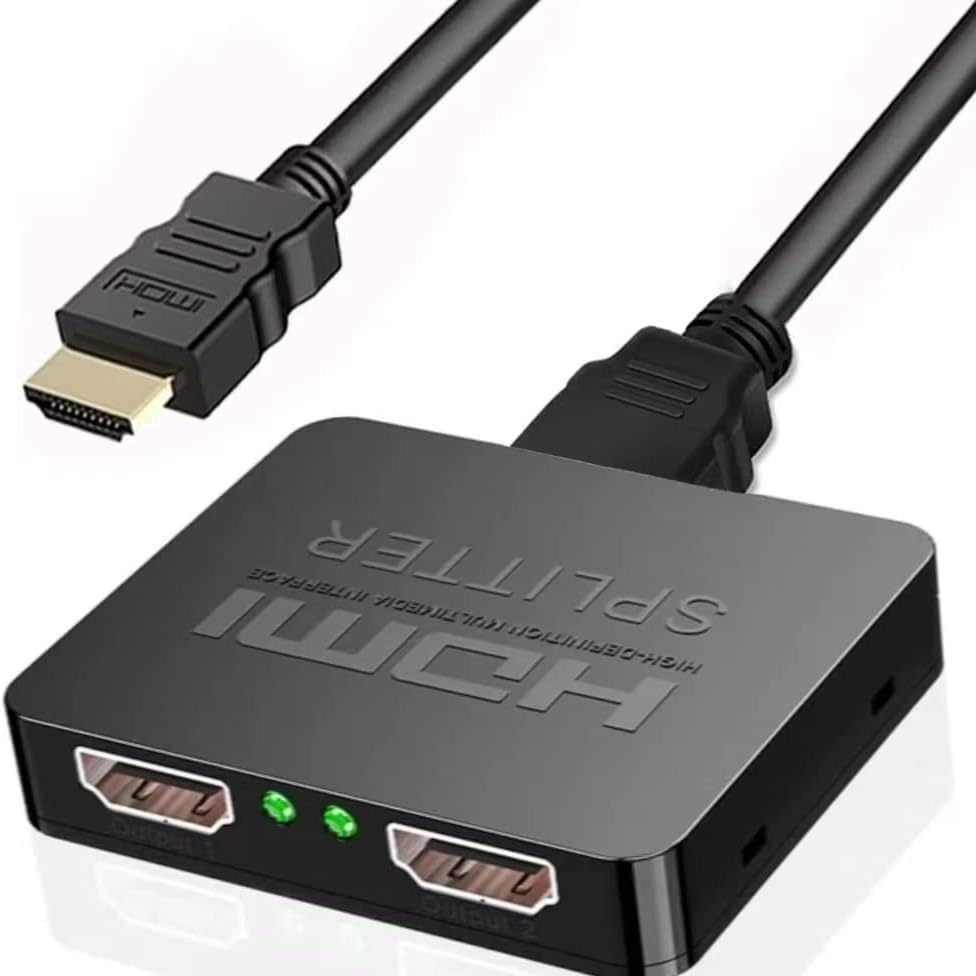 1 In Out2 Out4 HDMI Splitter Hdcp 4k HD 2160P Dual Display | Shopee ...